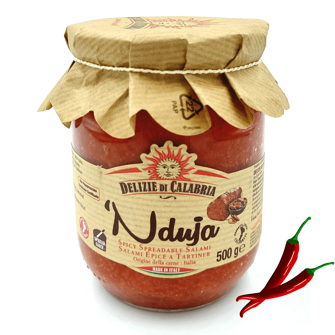 NDUJA ljuta kobasica za mazanje iz Kalabrije - OKUSI ITALIJE